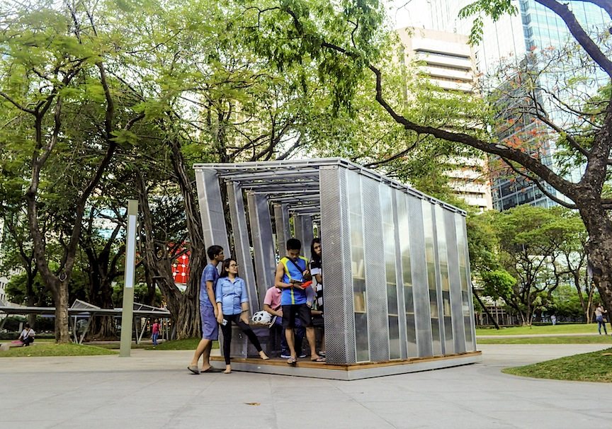 Exit through the book stop