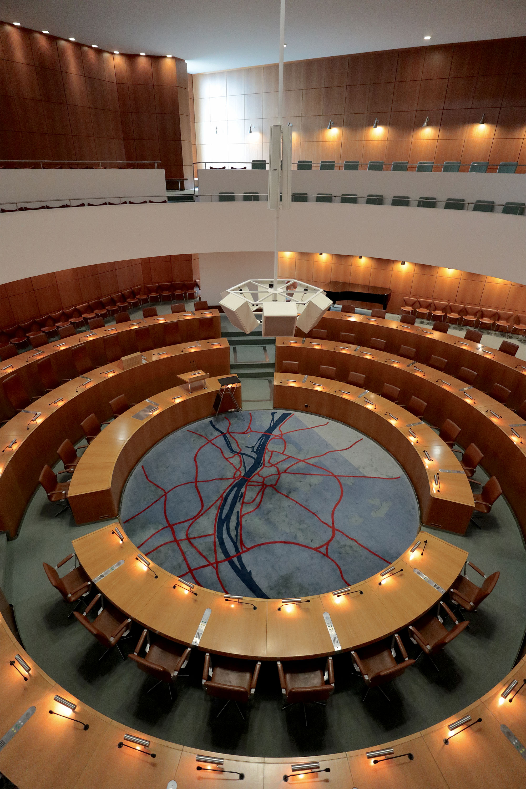 Rathaus Mainz (Arne Jacobsen, Otto Weitling) [Mainz] ; 1973