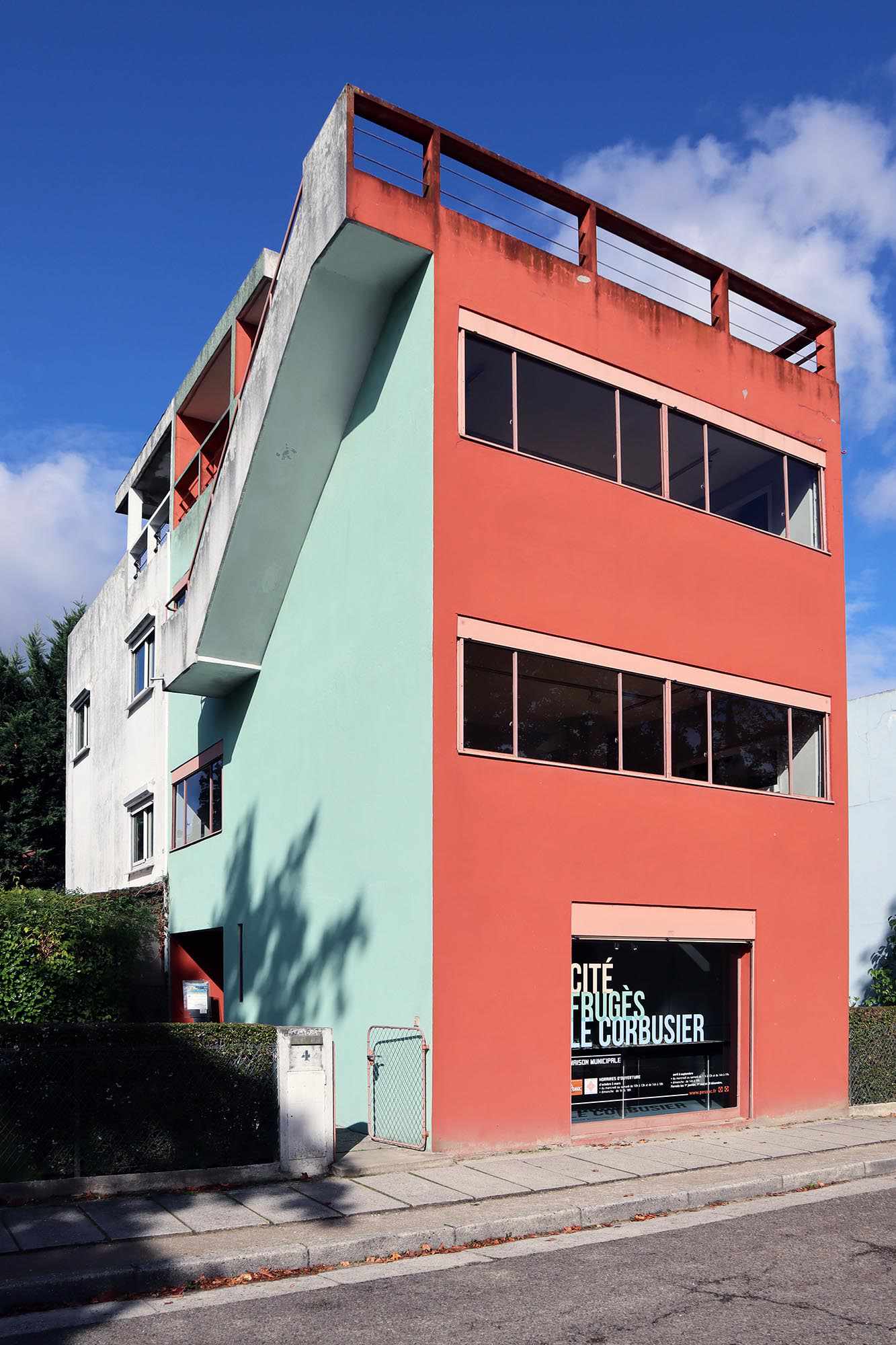 Cité Frugès – Horizontblau und jadegrün (Le Corbusier) (Pierre ...